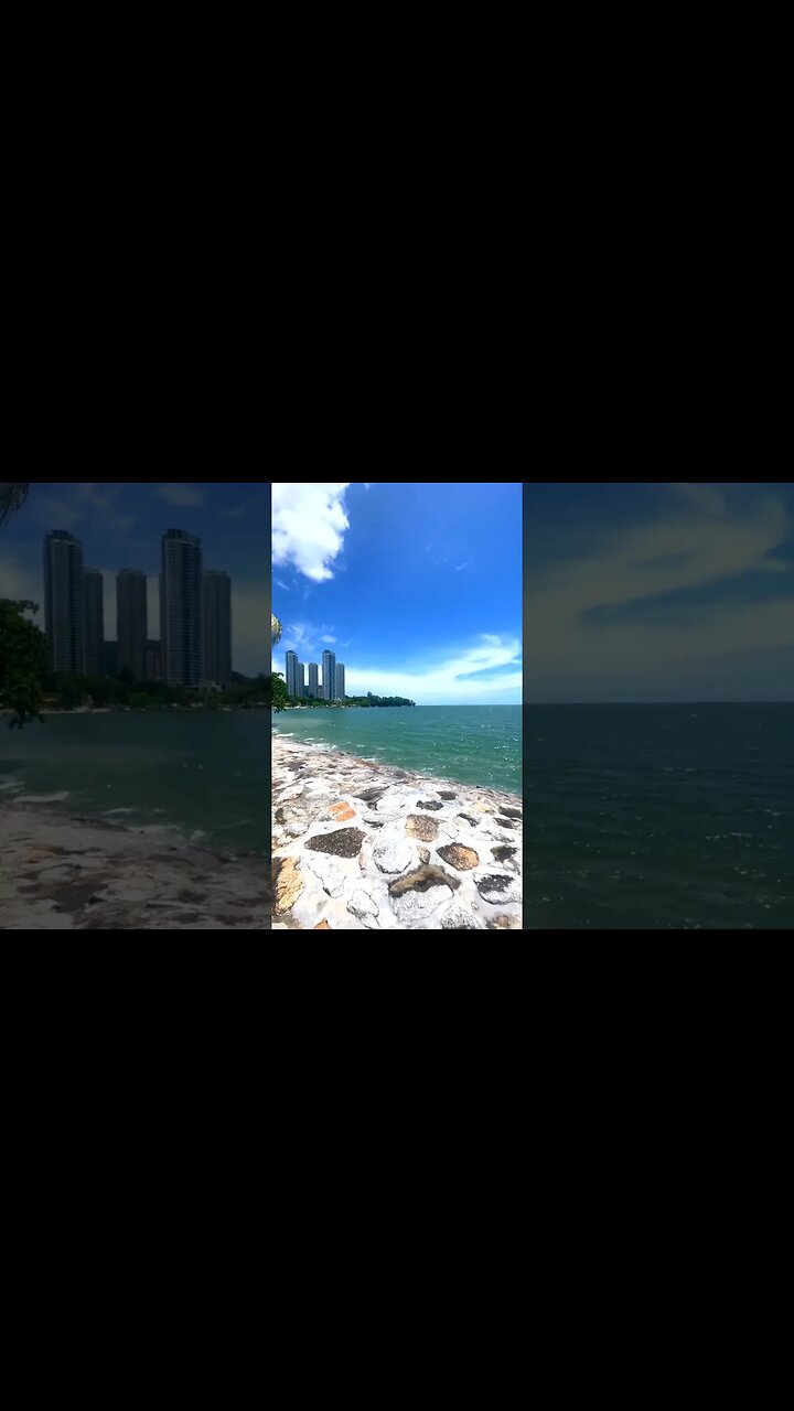enang's Hidden Paradise: A Beach Like No Other! #Shorts #Penang #malaysia