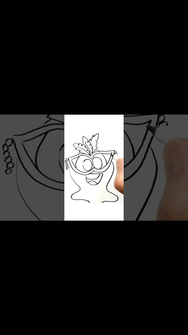 How to draw and paint Slime Sam Carnival Edition #shorts