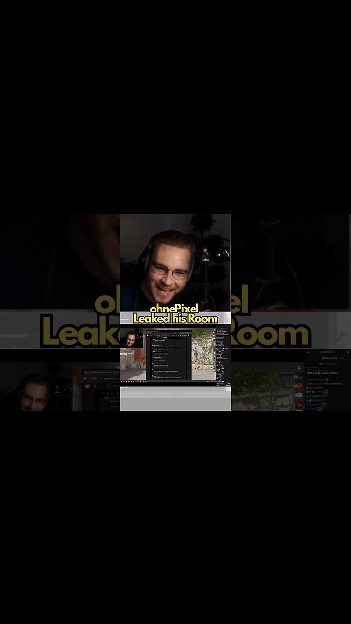 ohnePixel Leaked his Room #shorts #ohnepixel #csgo