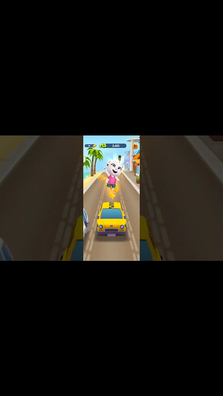 Talking Tom Gold Run Game Play