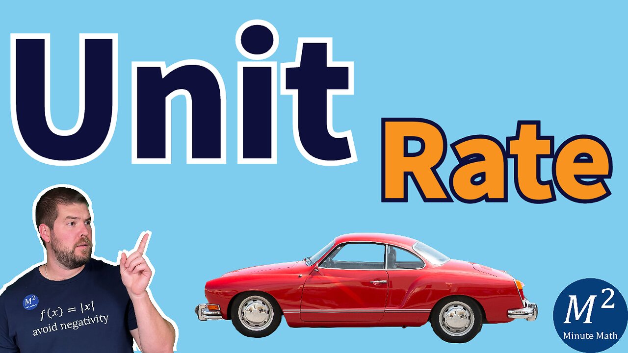 How to Express Proportions as a Unit Rate with a Real-World Example # ...