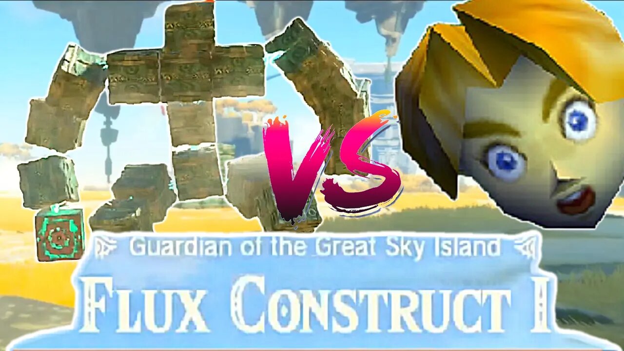 Defeating Guardian of the Great Sky Island (Flux Construct I) - Zelda ...