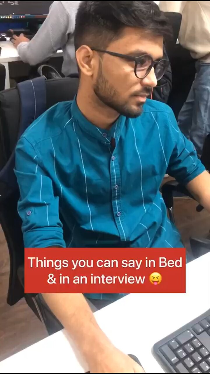 Things you can say in bed and an interview