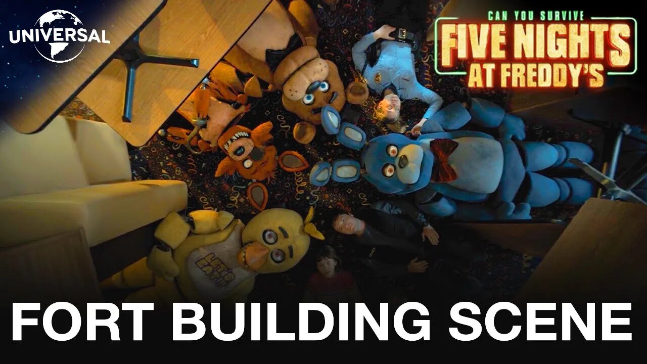 Fort Building Scene in Five Nights at Freddy's Movie | Animatronics ...