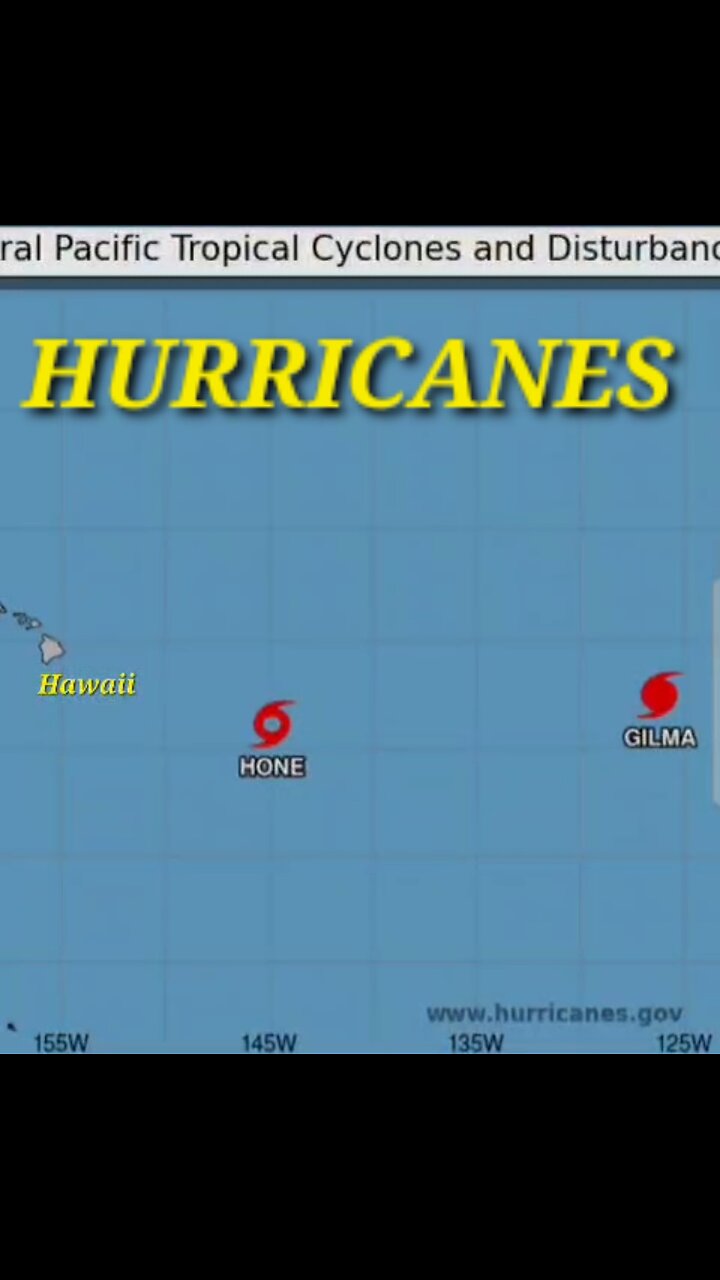 Hawaiian Islands, HURRICANE HONE, + MAJOR HURRICANE GILMA threats back ...