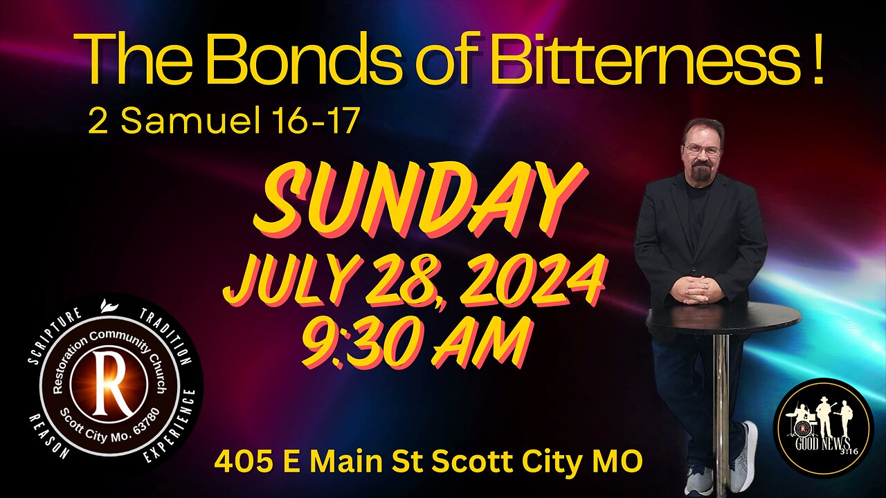 Restoration Community Church Live Stream with Pastor Bobv Lenz