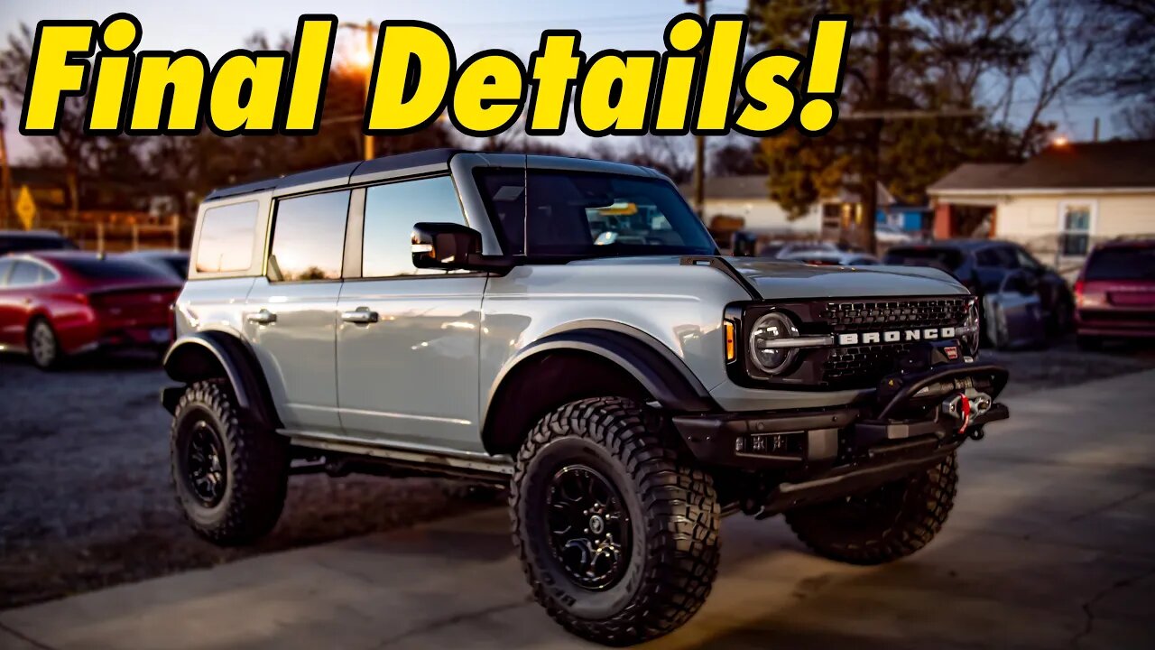 Rebuilding a 2021 Ford Bronco First Edition Part 8. Installing Flares ...