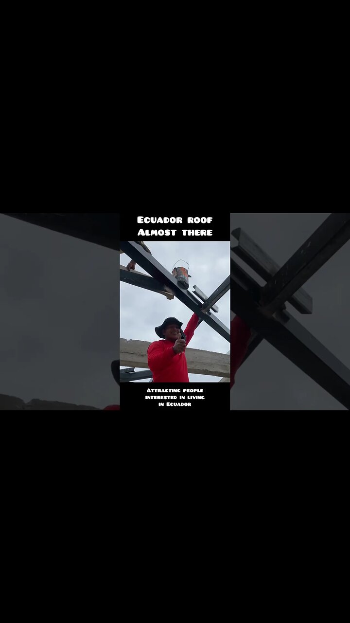 roof almost there#ecuador #dreamhouse #theboys #ecuadorlife # ...