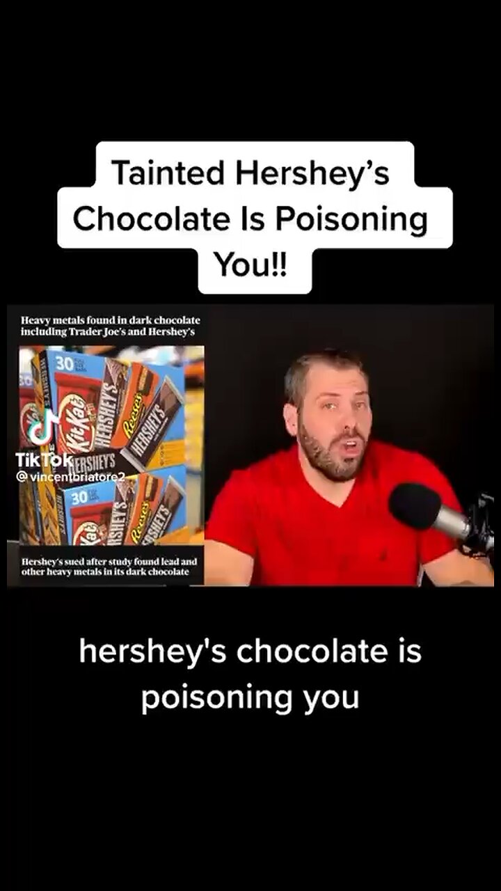 Tainted Hershey's Chocolate is poisoning you.