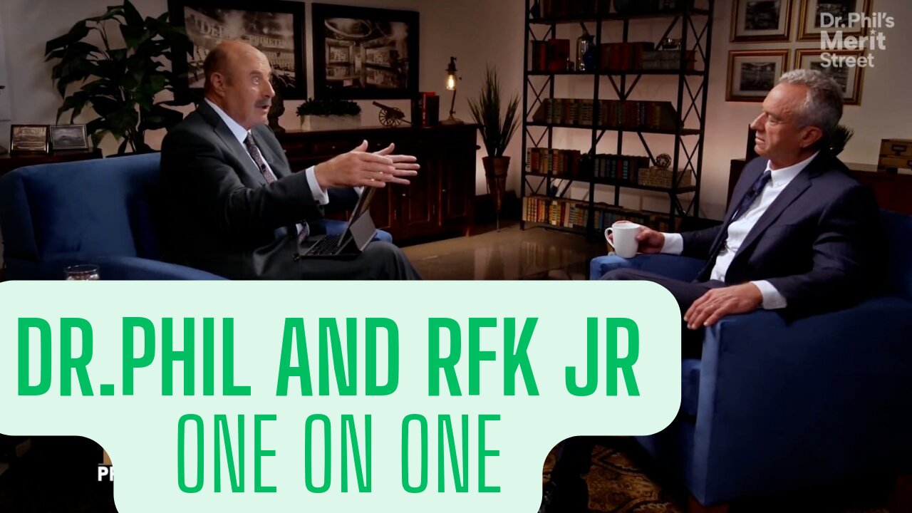 RFK JR AND DR.PHIL FACE OFF! TALKS POSION IN OUR FOOD AND MORE!