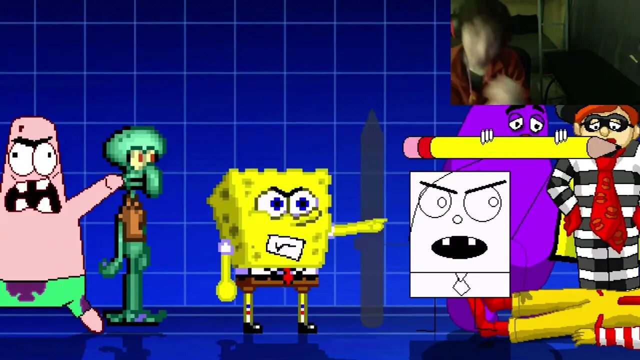SpongeBob SquarePants Characters (SpongeBob, Squidward, And Patrick) VS ...