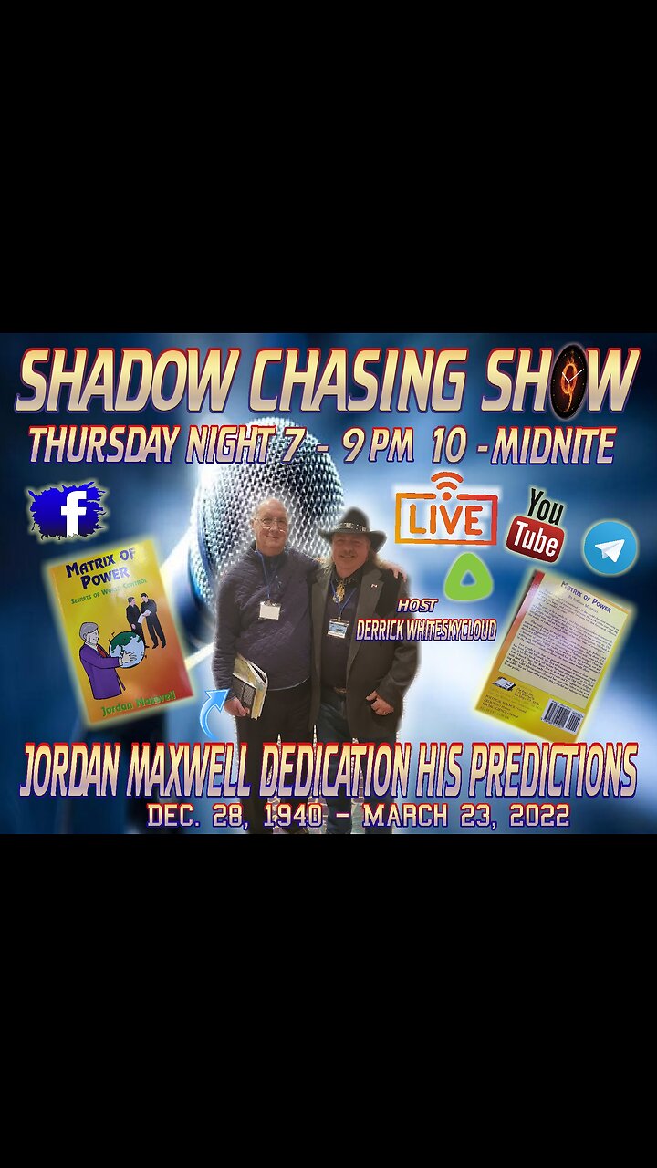 Shadow Chasing Show Subject Matrix Of Power Secrets Of World Control