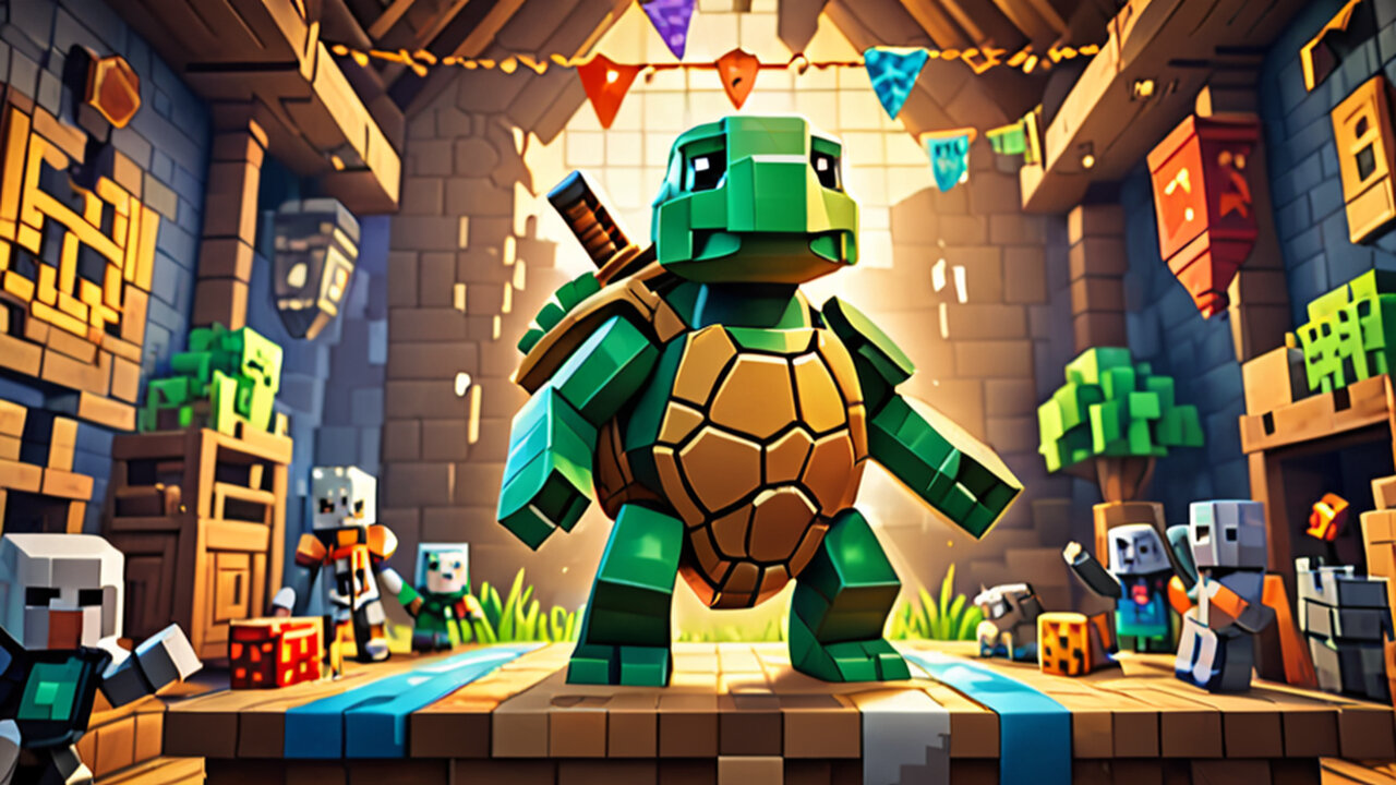 How To Make A Turtle Banner In Minecraft