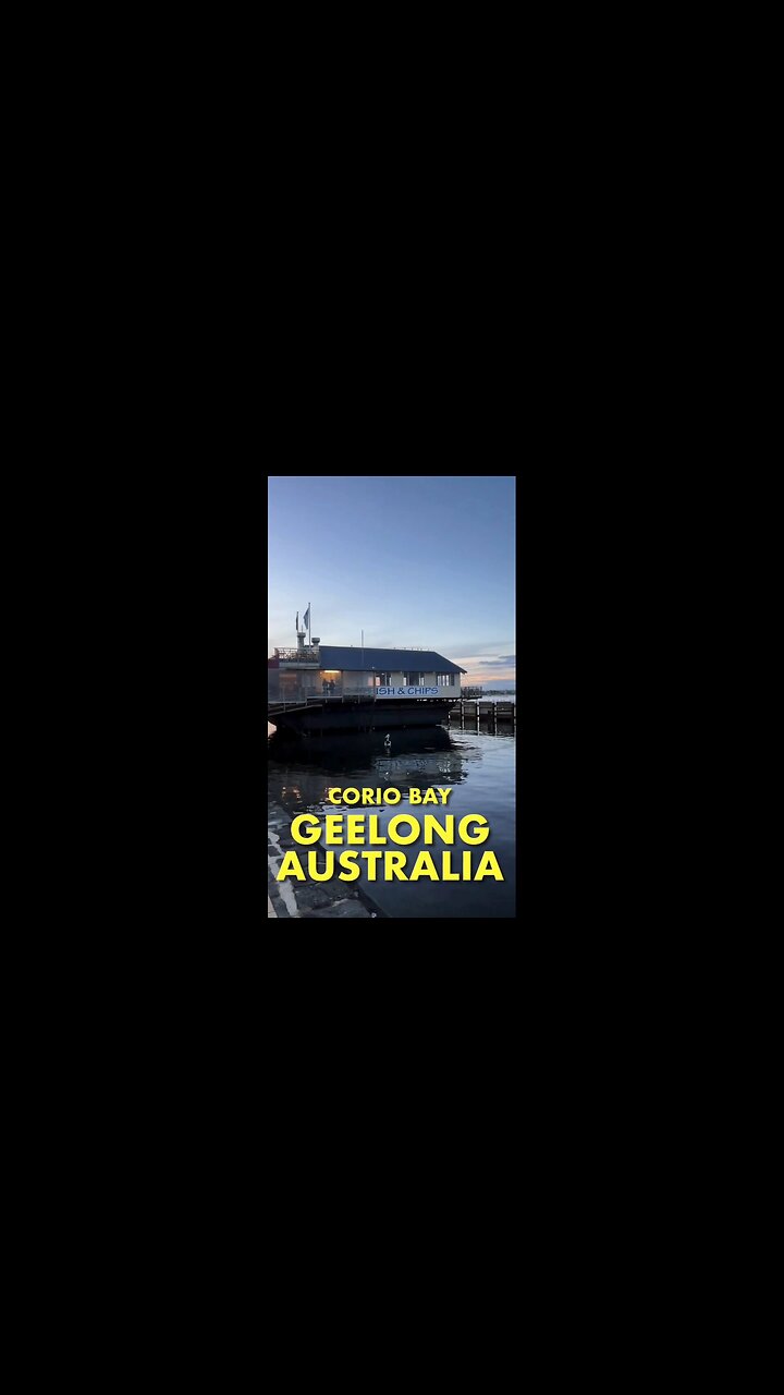 Exploring Geelong Australia: Corio Bay at Sunset #shorts
