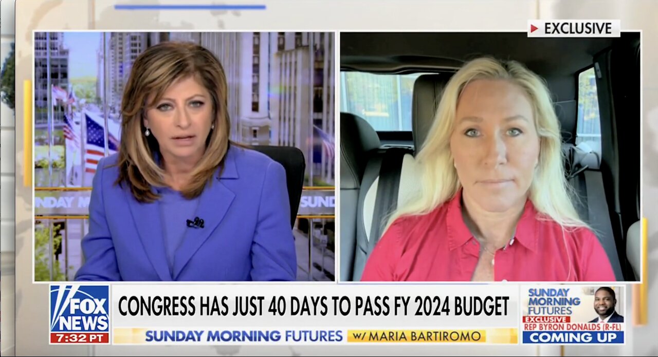 Congresswoman MTG Joins Maria Bartiromo to Discuss the Invasion of ...