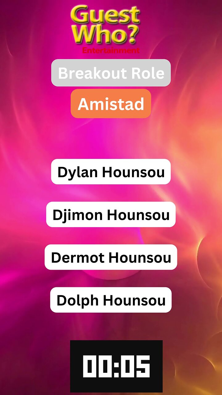 Guest This Actor #175 Like A Quick Quiz? | Amistad