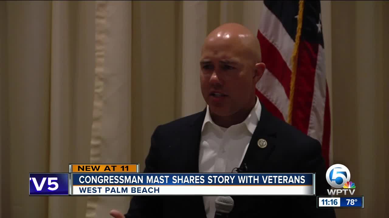 U.S. Rep. Brian Mast shares his struggles, success to inspire other ...