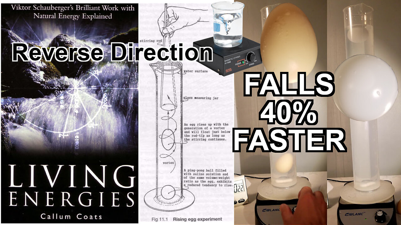 🔬#MESExperiments 40: Replicating Viktor Schauberger's Rising Egg ...