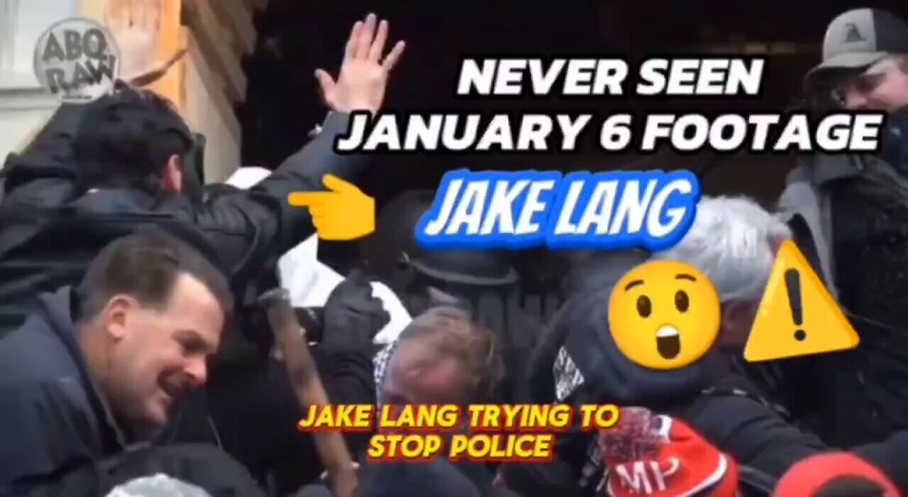 NEVER BEFORE SEEN J6 FOOTAGE 🚨 Jake Lang attempts to stop police brutality