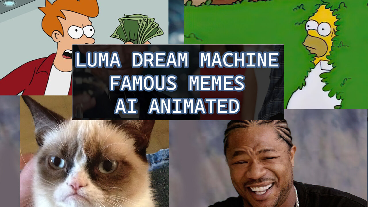 Famous Meme's Animated - Luma Dream Machine #memes #aianimation # ...