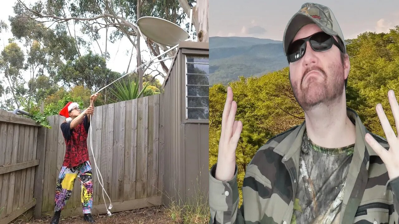 Angry Man Destroys Satellite Dish (SmashThings1) REACTION!!! (BBT)