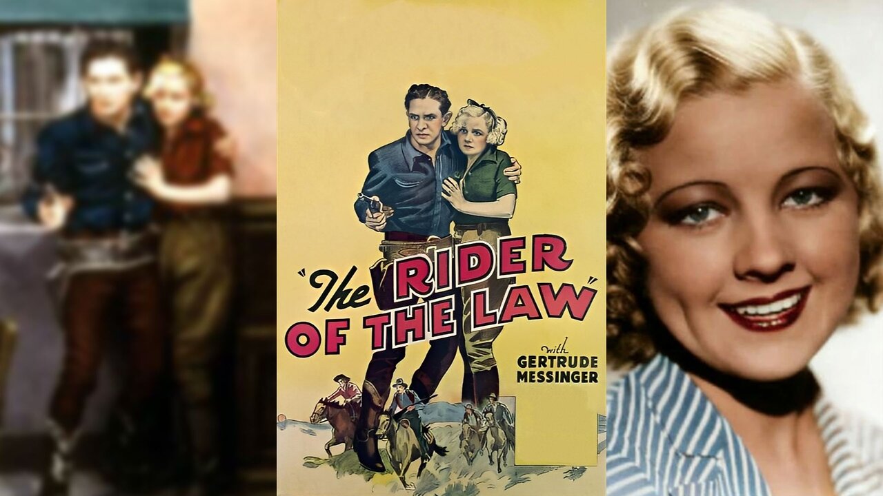 THE RIDER OF THE LAW (1935) Bob Steele, Gertrude Messinger & Si Jenks ...