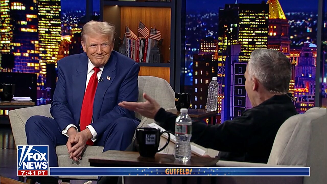 President Trump Makes Rare Late-Night Show Appearance On Gutfeld! (Part ...