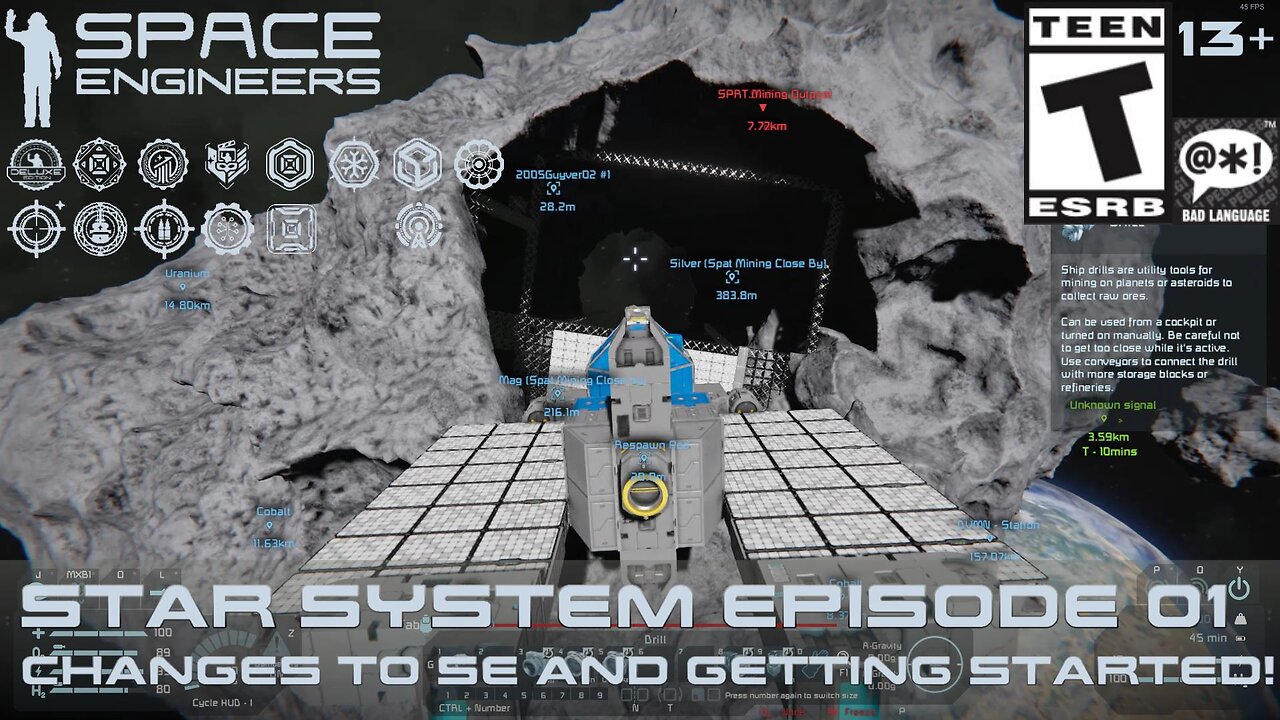 Space Engineers 2024 (Star System Episode 01) Changes to SE & Getting ...