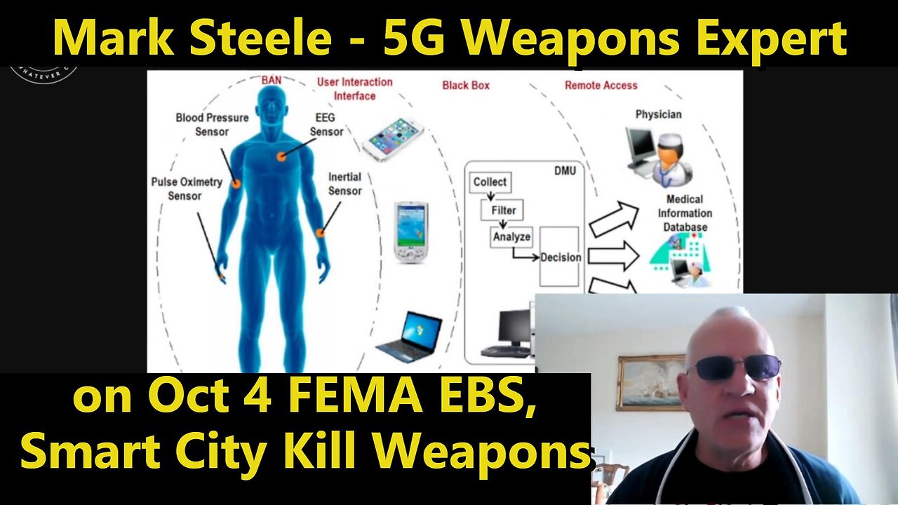 Mark Steele - 5G Weapons Expert on Oct 4 FEMA EBS, Smart City Kill Weapons
