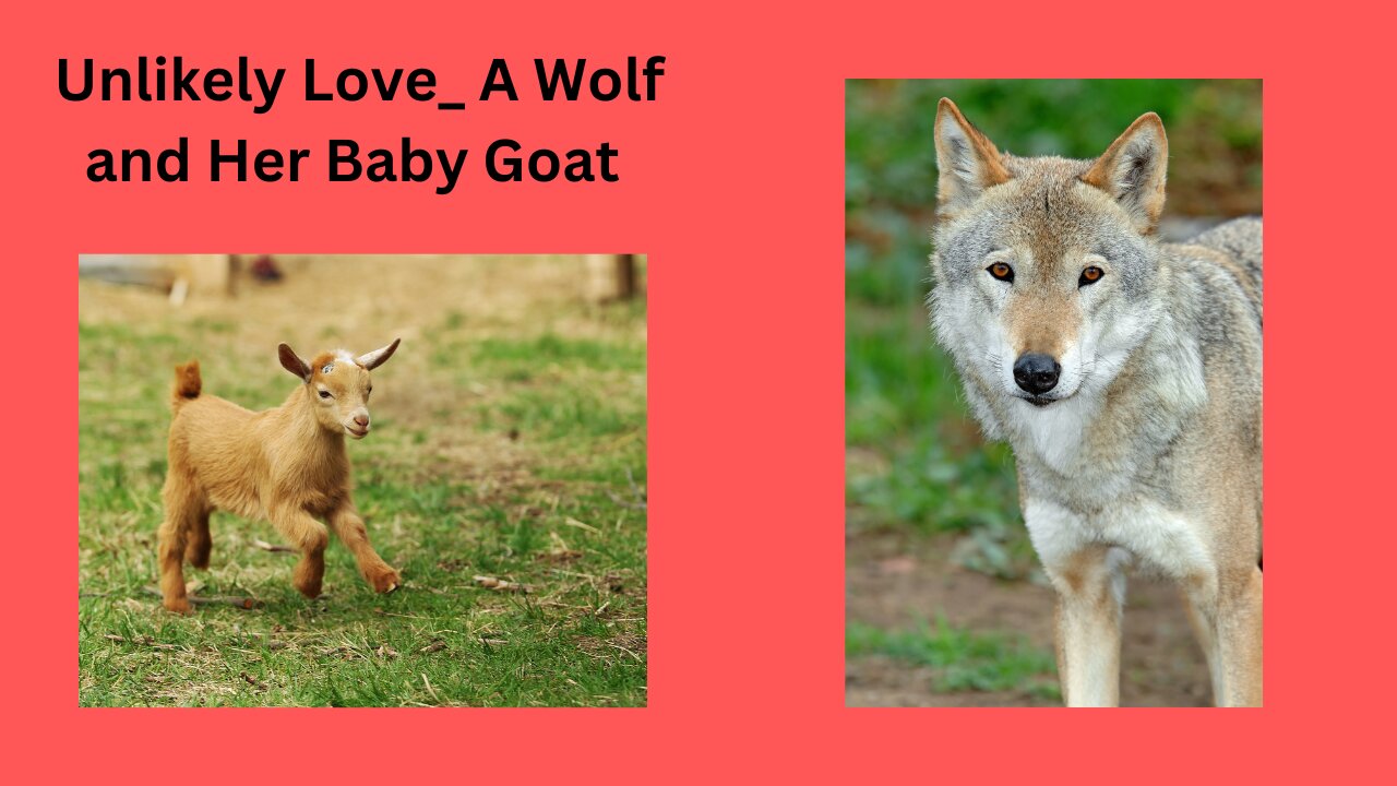 Unlikely Love_ A Wolf and Her Baby Goat