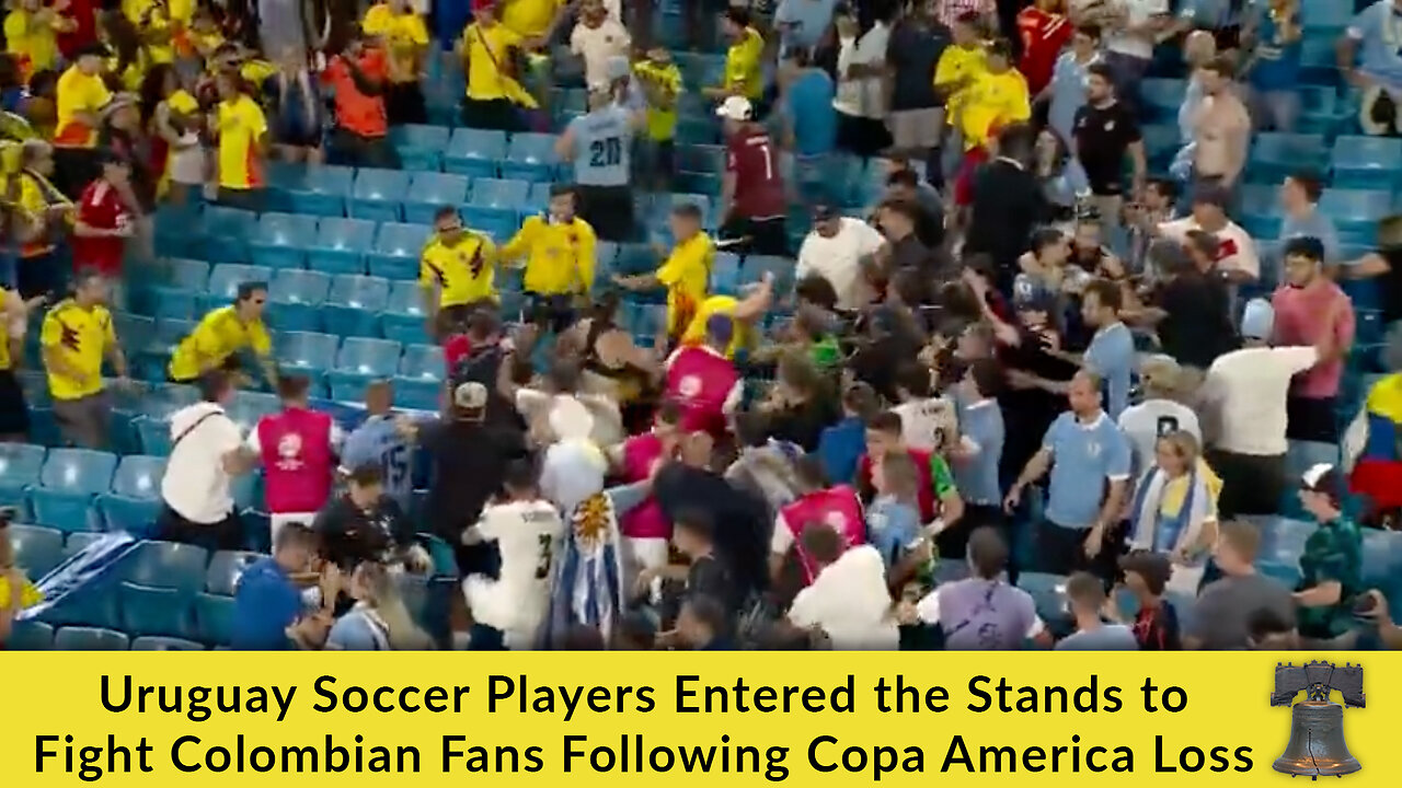 Uruguay Soccer Players Entered the Stands to Fight Colombian Fans ...
