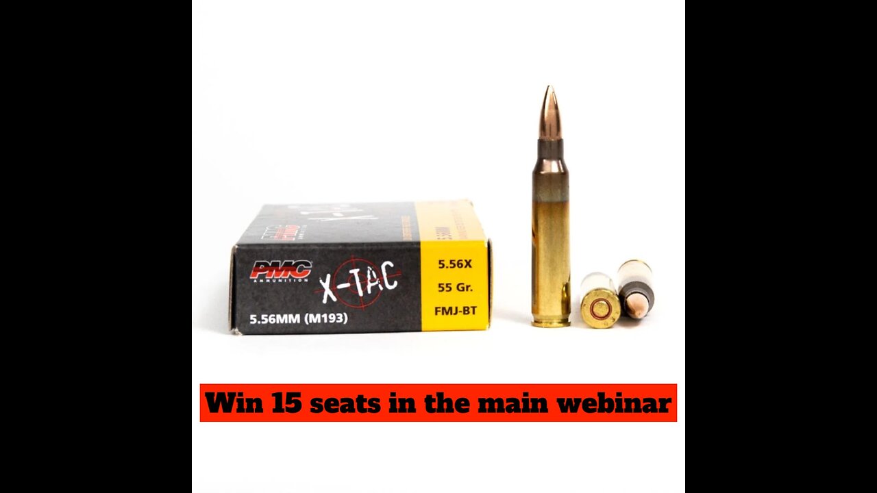 1000 rounds PMC X-Tac M193 5.56x45 NATO 55 Grain MINI #2 FOR 15 SEATS ...