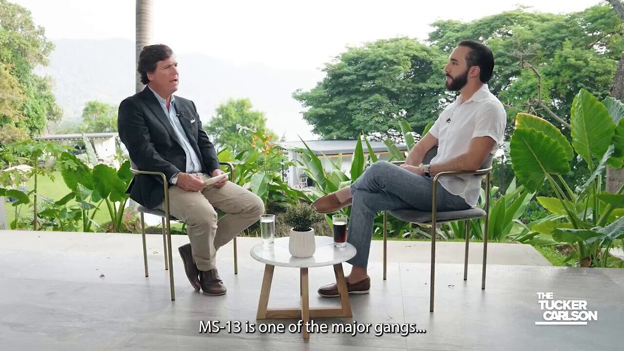 Tucker Carlson - Tomorrow evening: Our interview with El Salvador's ...