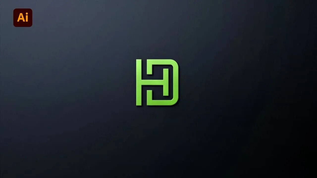 HD Logo Design | Modern Logo Design In Adobe Illustrator Tutorial For ...