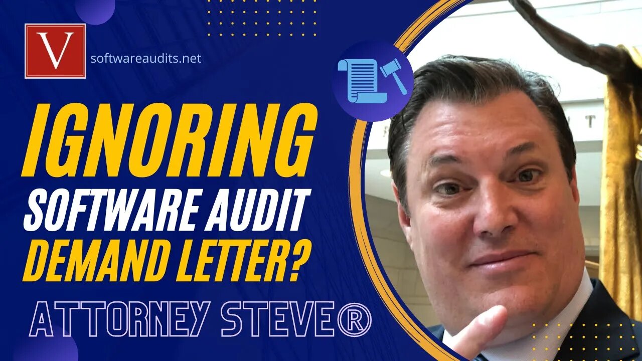 What happens if we ignore the software audit letter from the Software ...