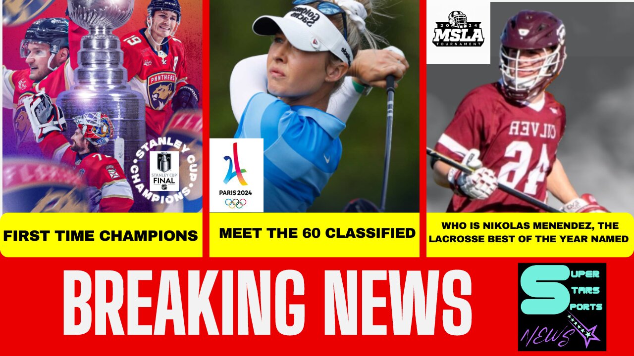 PANTHERS WIN THE STANLEY CUP|60 WOMEN WILL COMPETE IN THE OLYMPICS ...