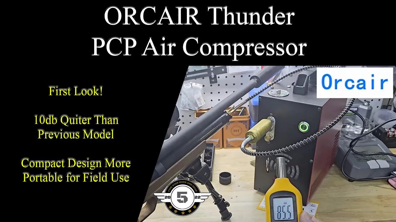 ORCAIR Thunder 4500 PSI PCP Air Compressor 10db Noise Reduction A WINNER!