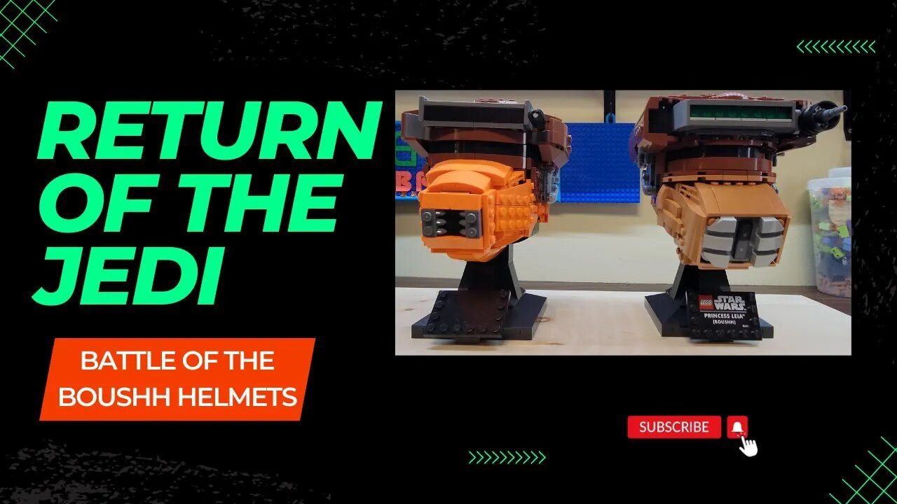 Boushh MOC vs Lego Star Wars Princess Leia Boushh helmet (75351 ...