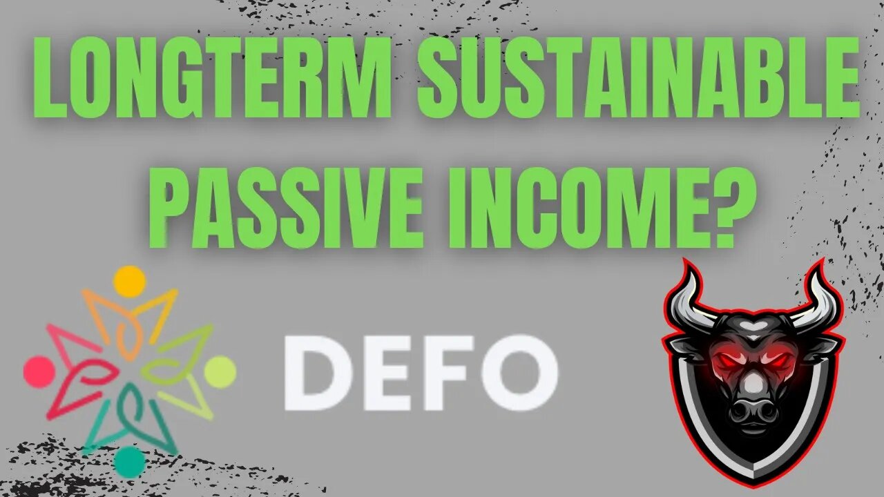 Is Decentralized Foundation (DEFO) The Answer To Sustainable Passive ...