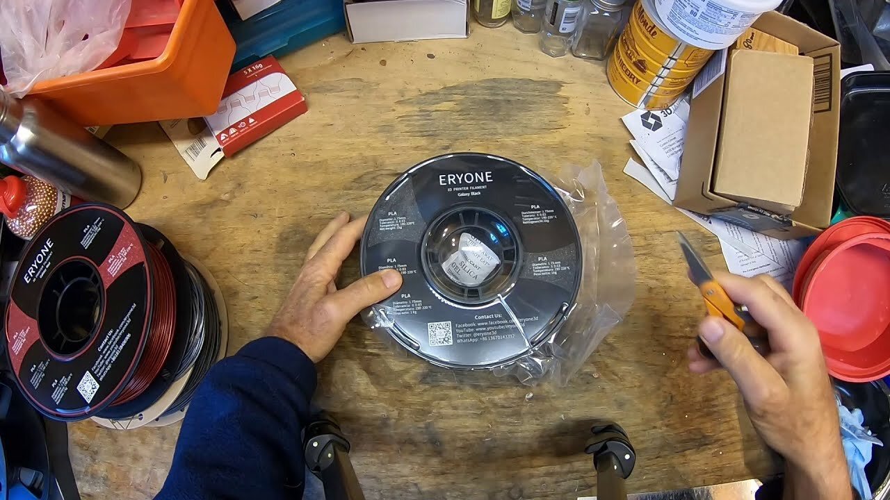 Flashforge Dreamer (NX) - Eryone Galaxy Black PLA Filament Testing