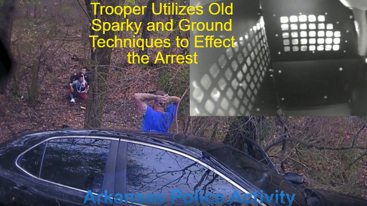 EPIC PIT of the Year by Ark State Trooper| Taser Utilized and Ground ...