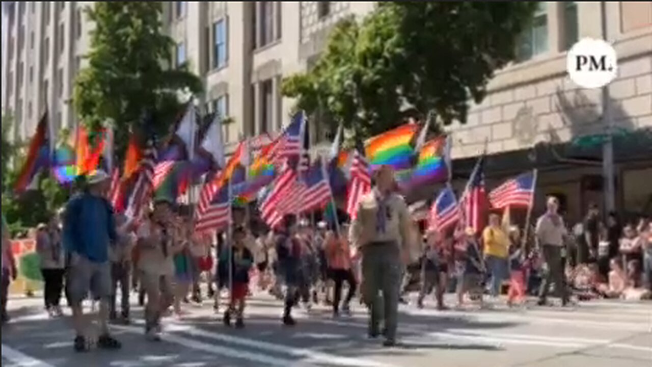 Boy & Girl Scouts Forced To March In Seattle Grooming Pride Parade ...