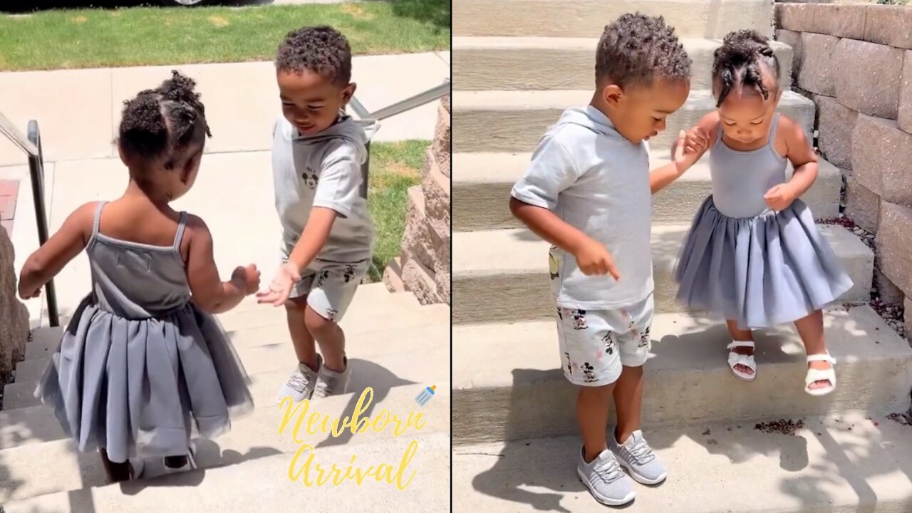 Braylon Henry Goes Viral After Helping Sister Nyla Down The Stairs! 😊