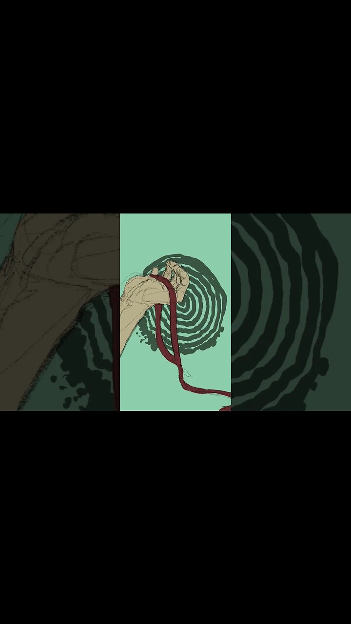 Quick sketch of Two Hands - concept about consent | #shorts #art #procreate