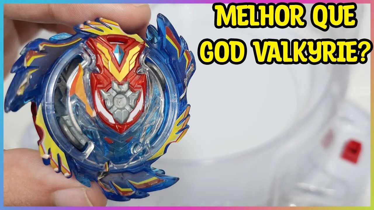 STRIKE GOD VALKYRIE é COMPETITIVA? | Beyblade Burst God | Testando a ...