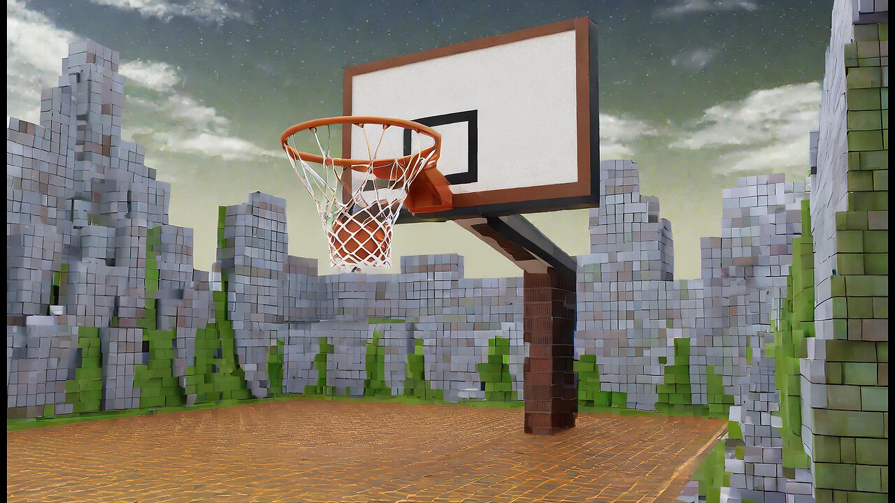Minecraft | How To Make A Basketball Hoop