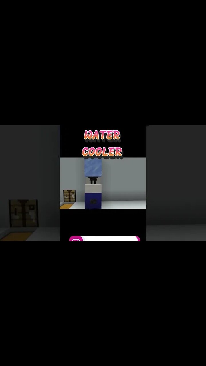 Minecraft: Water Cooler (Very Easy To Make)