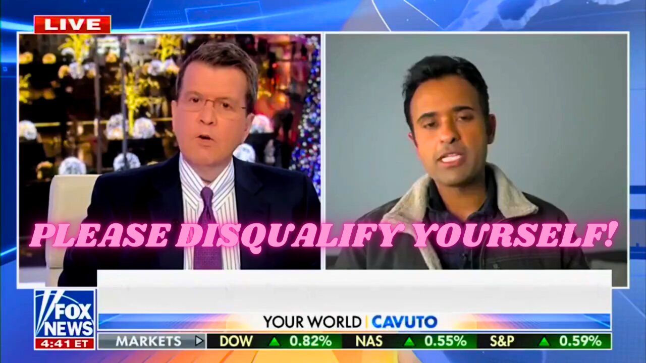 Neil Cavuto Hilariously BEGS Ramaswamy to Disqualify Himself from GOP ...