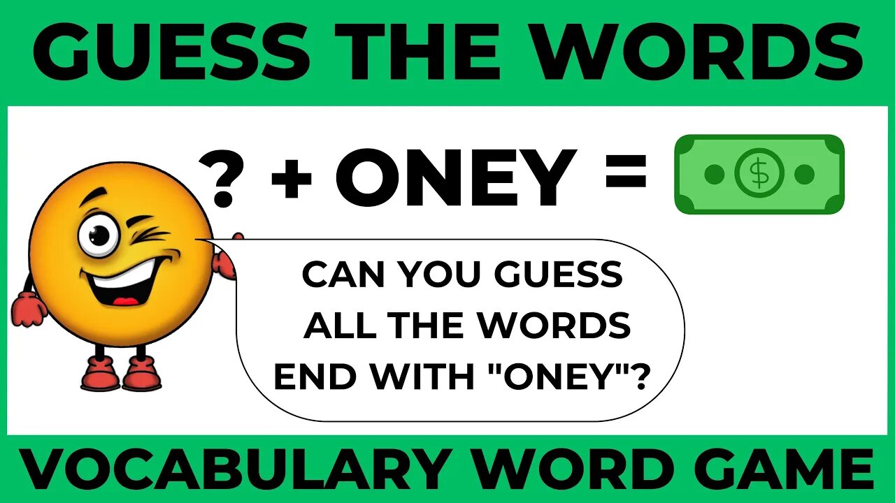 Guess the Word Vocabulary Game | Brain Teasers | Riddles with Answers ...