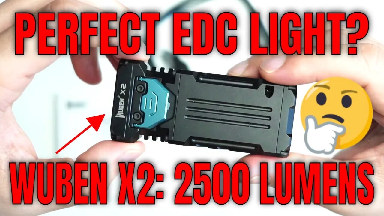 Wuben X-2 Review: 2,500 Lumen Innovative Flashlight - The PERFECT EDC ...